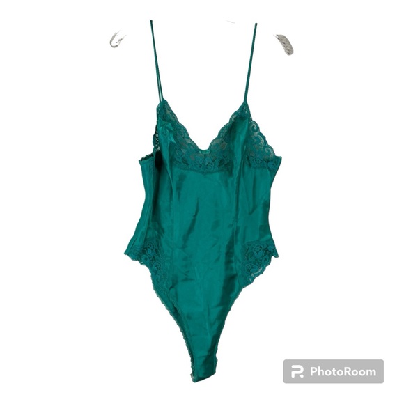 delicates | Intimates & Sleepwear | Delicates Vintage Blue Green Teddy ...